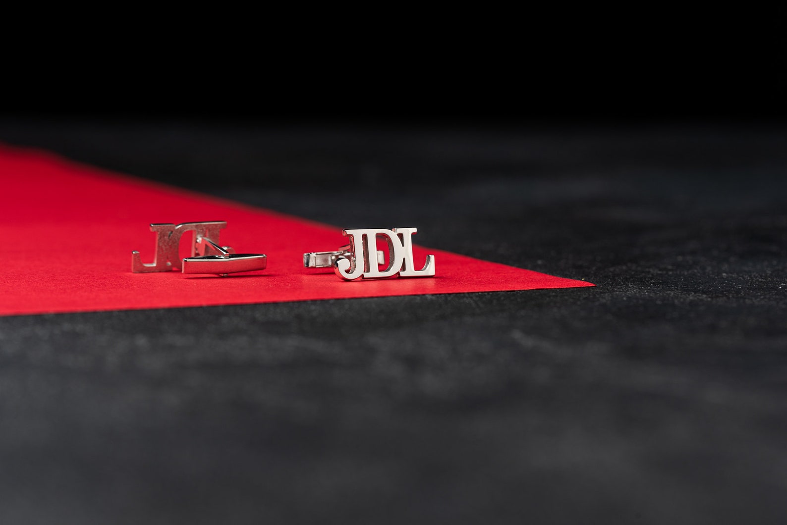 Personalized Initial Cufflinks: Handmade Sterling Silver Groomsmen Gift ...