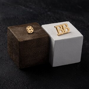 Personalized Initial Lapel Pin: Sterling Silver Custom Letters - Etsy