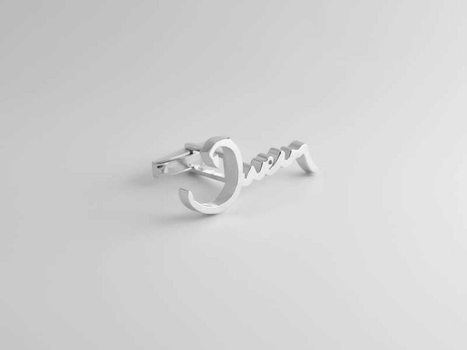 Name Personalized Cuff Links Initial Cufflink Letters - Etsy