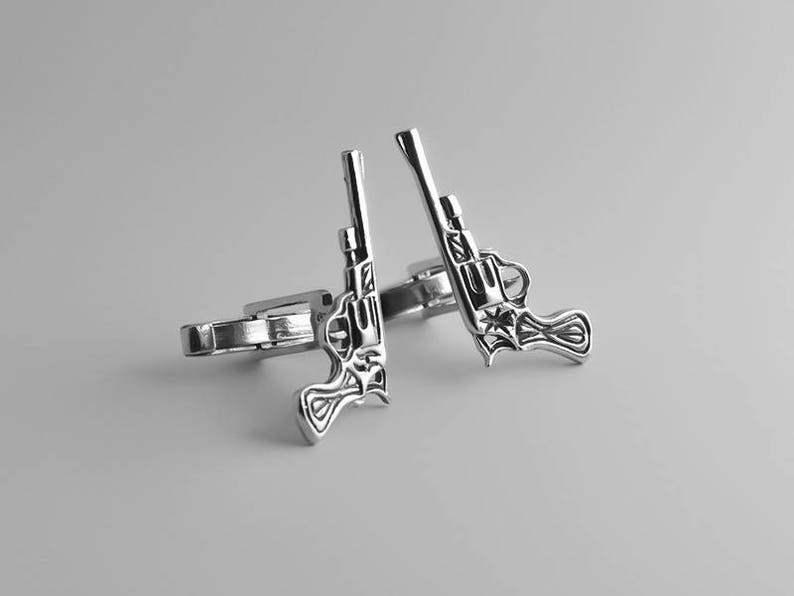 Gun Cufflinks Weapon Cufflink Handgun Cuff Links Weapon - Etsy