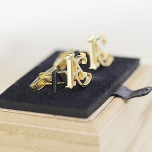 Personalized Name Cufflinks - Customized Cufflinks - Groom Wedding ...