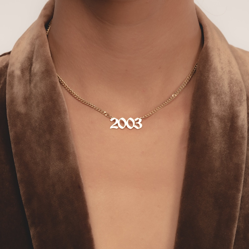 Birth Date Necklace - Etsy