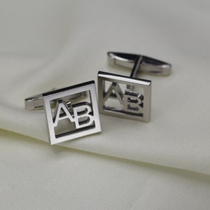 Personalized Name Cufflinks Customized Cufflinks Groom Wedding ...