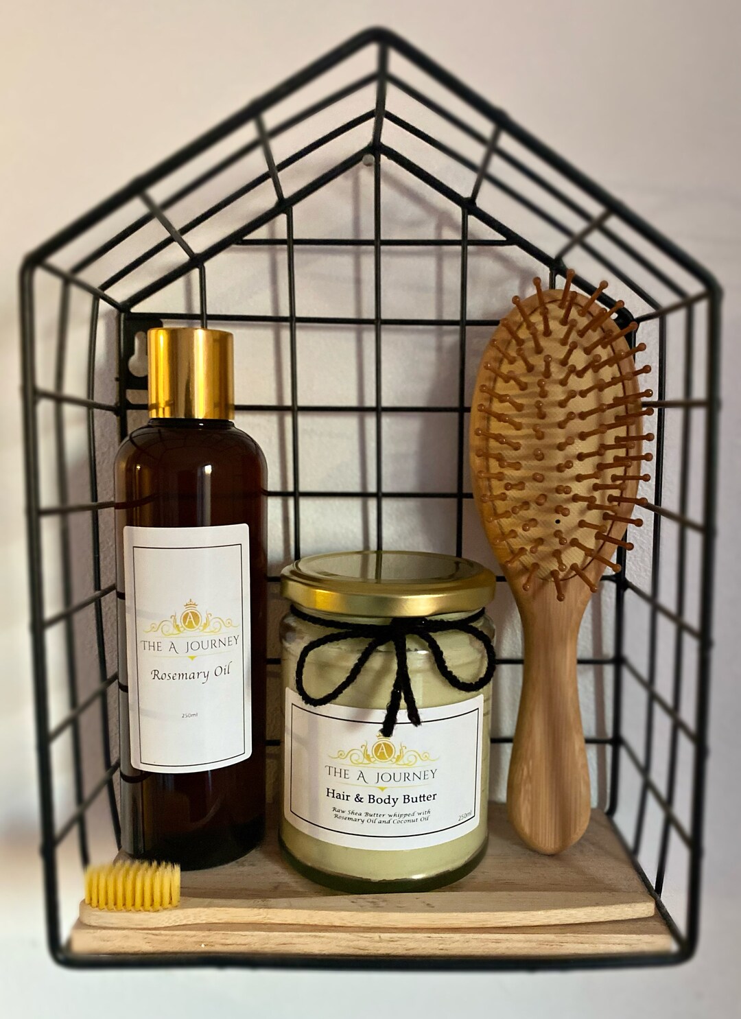 Shea Butter, Rosemary Oil, Comb & 1 Brush - Etsy