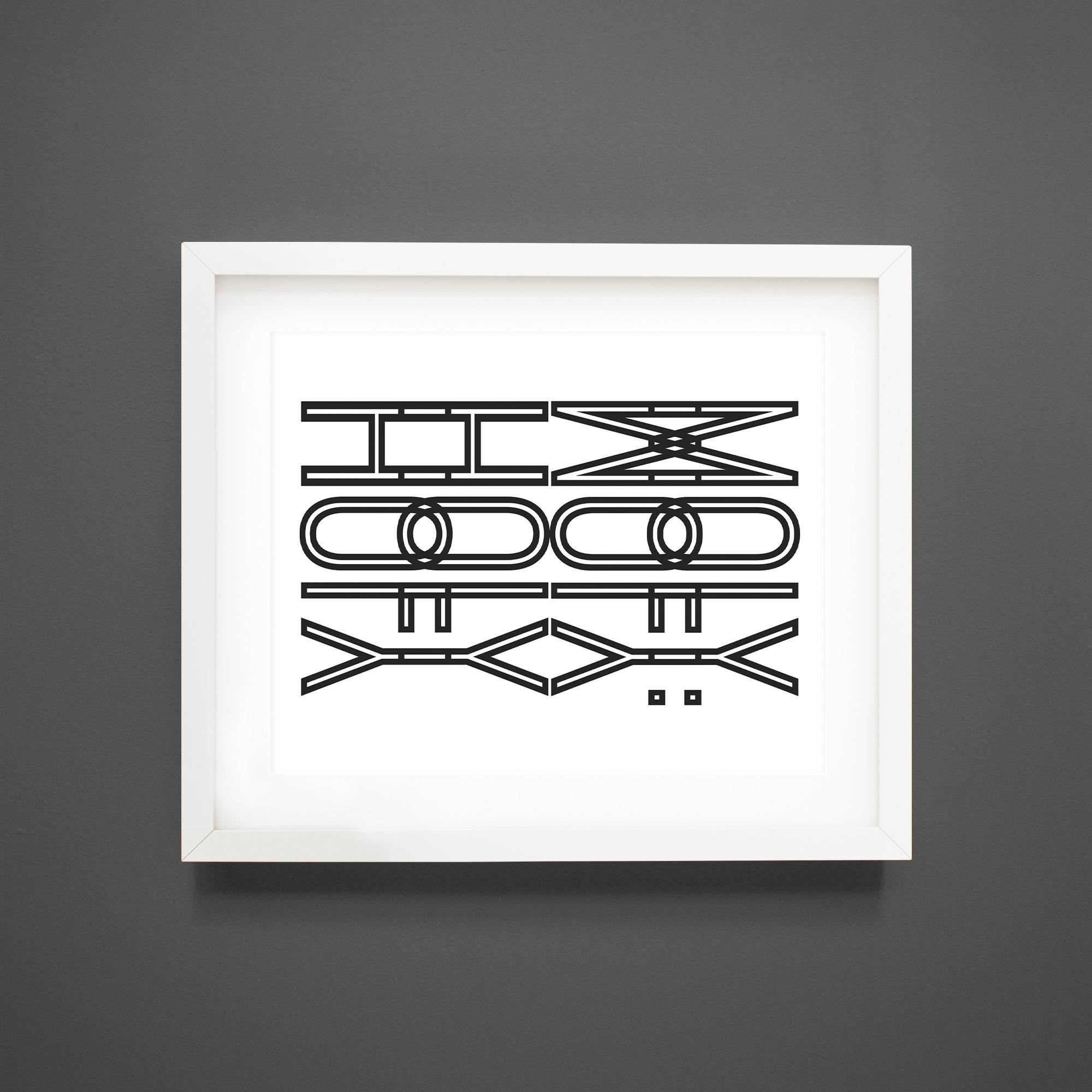 Holy Moly Face Poster Print Typography Art Prints Wall Art Home Decor ...