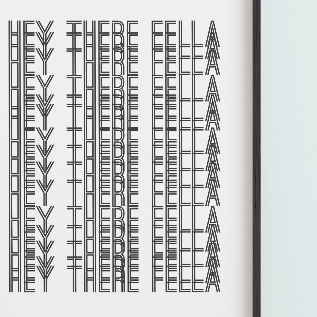 Wall Art Prints Typography Art Poster Print Home Decor Black and White ...