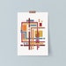 Abstract Circuit Art Print, Printable Mid Century Modern Office Decor ...