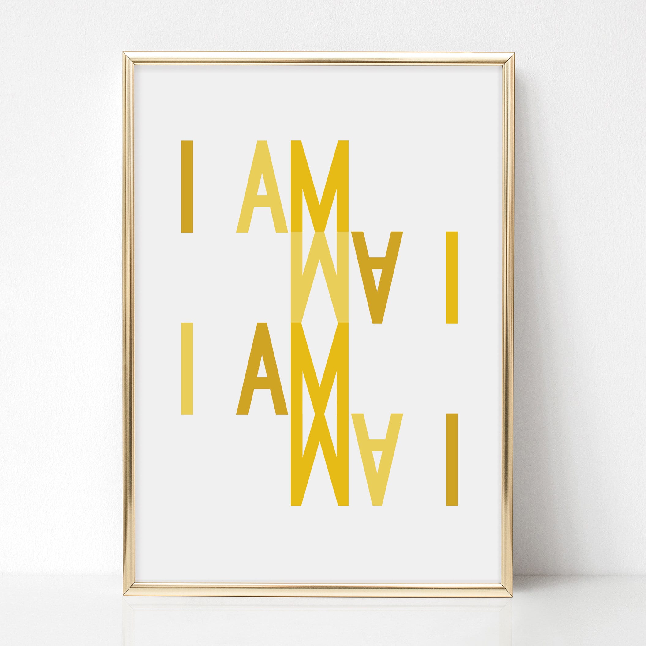 Printable i Am Wall Art Print Abstract Home Decor - Etsy