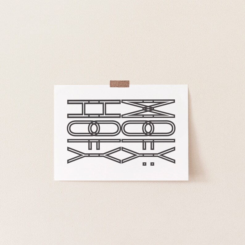 Holy Moly Face Poster Print Typography Art Prints Wall Art Home Decor ...