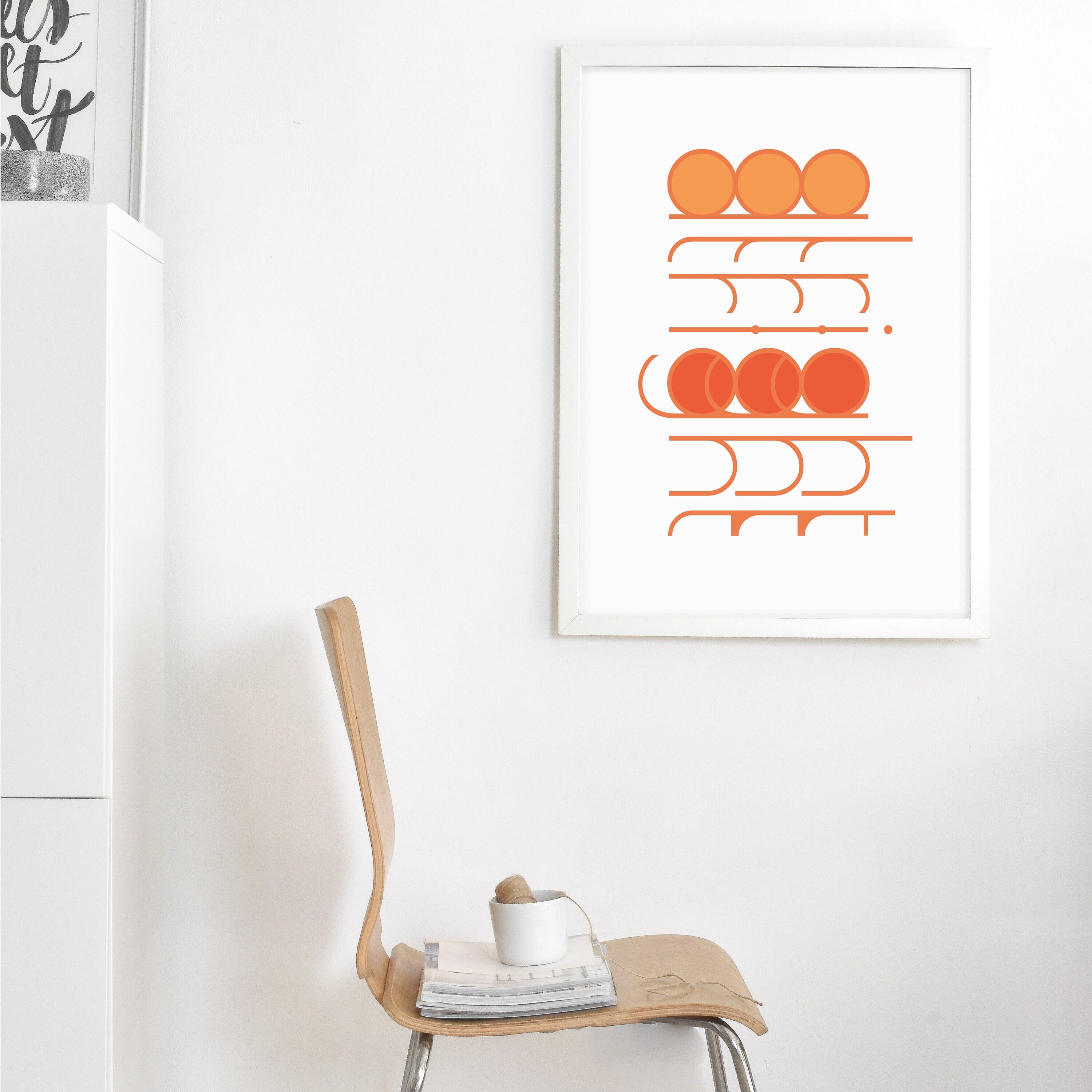 Wall Art Poster Home Decor Typography Print Abstract Art | Etsy