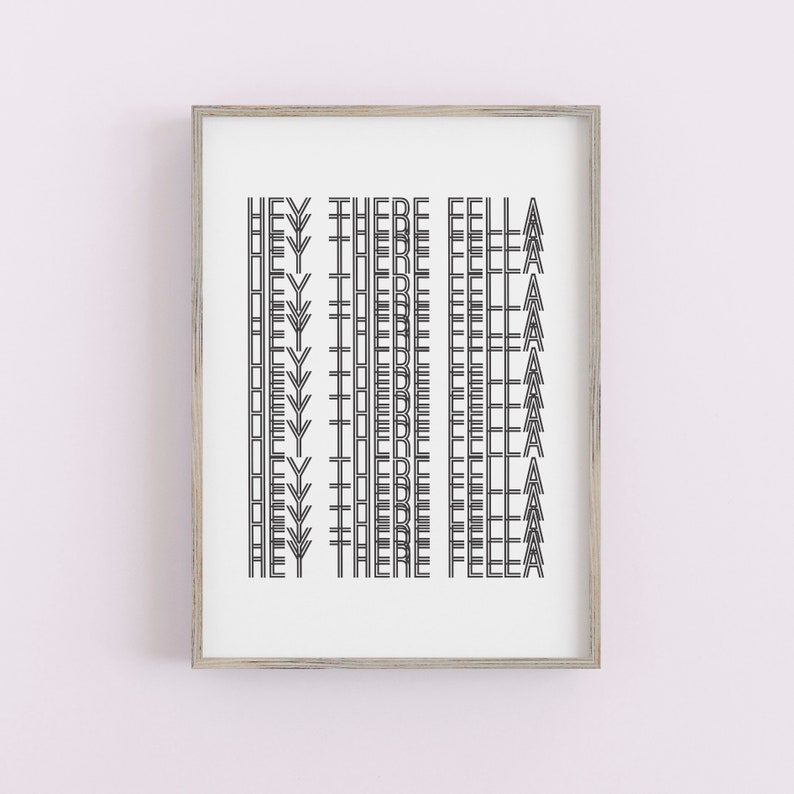 Wall Art Prints Typography Art Poster Print Home Decor Black and White ...