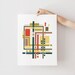 Abstract Circuit Art Print DIGITAL DOWNLOAD Geometric Poster - Etsy