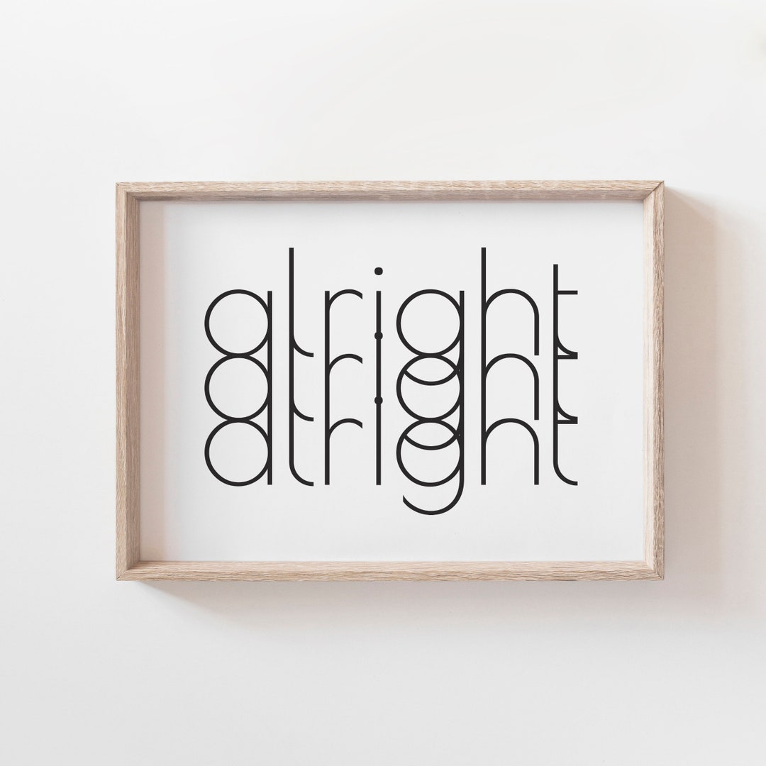 Wall Art Minimalist Home and Dorm Decor Poster Black and White ...