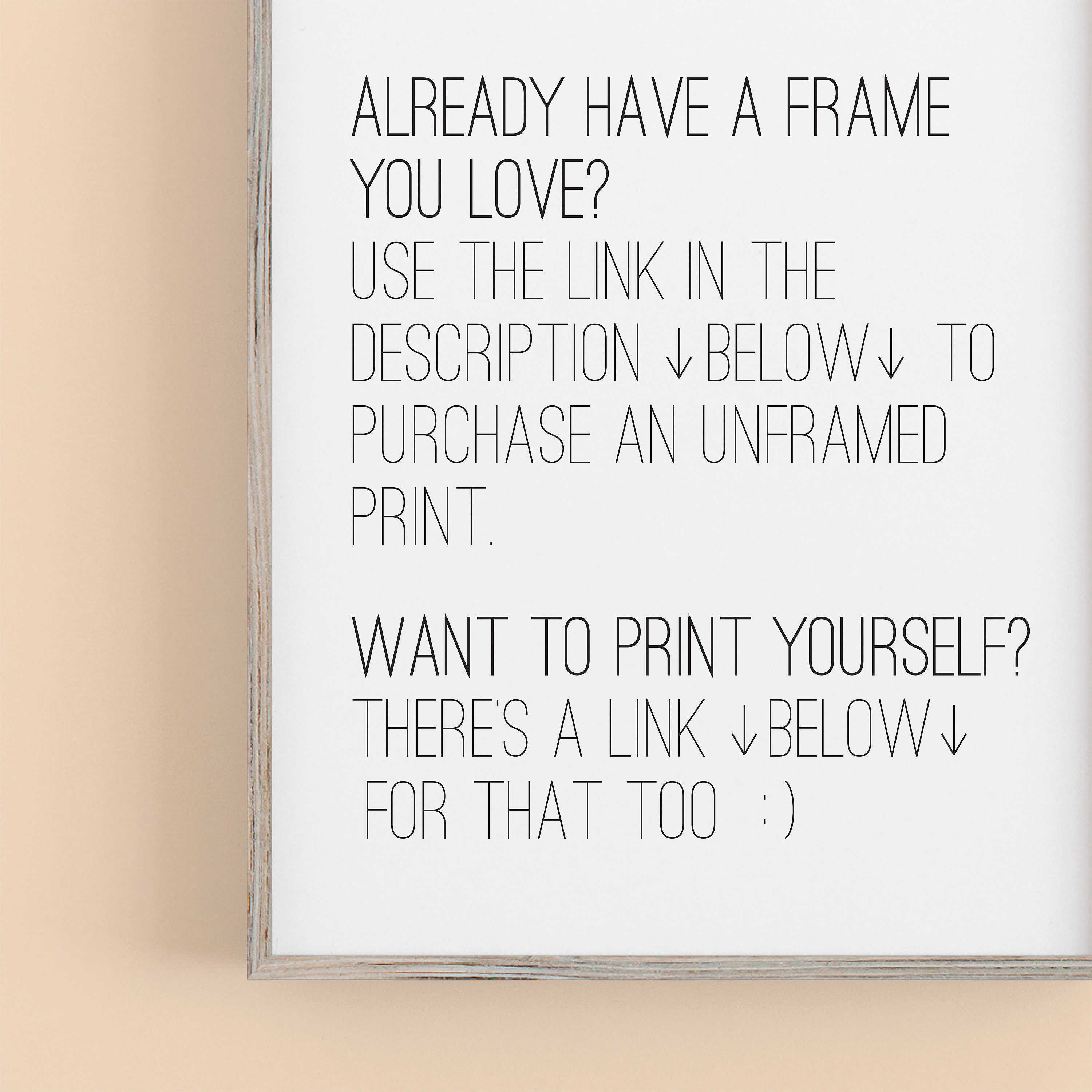 Dope Modern Framed Minimalist Black and White Typography Art - Etsy