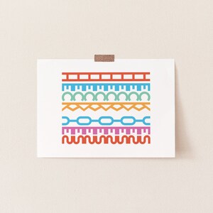 Heck Yes Rainbow Typography Poster Print Wall Art Modern Wall Decor ...