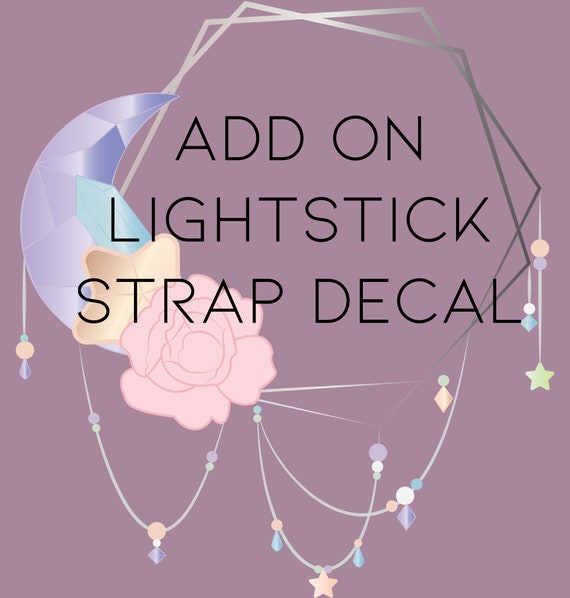 Iron on Lightstick Strap Decal - Etsy