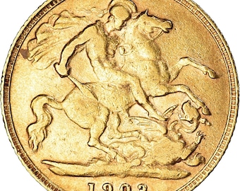 Edward Gold Coin - Etsy