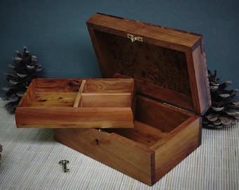 Moroccan Thuja Wood Rectangular Box 14x10x6 Cm | Wood Handcraft ...