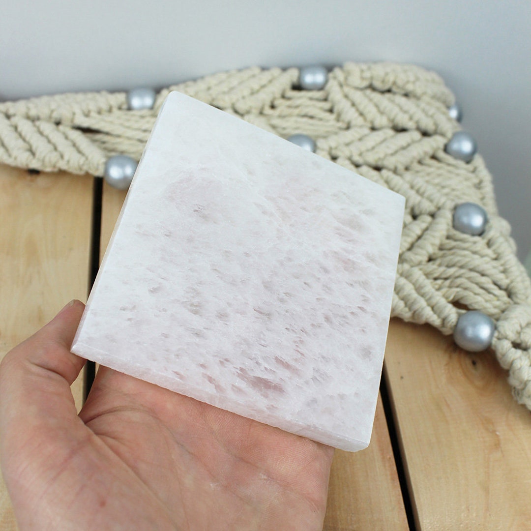 Selenite Square Plate 7 Cm, 8 Cm, 10 Cm Selenite Charging Plate ...