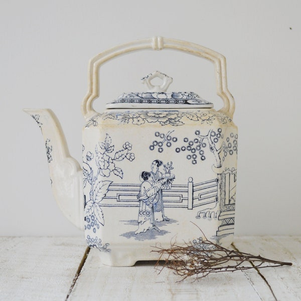 Antique Tea Pot - Etsy