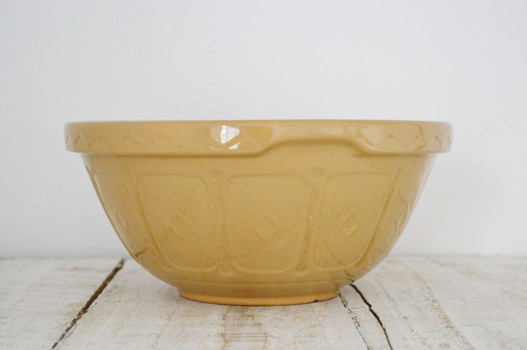 Vintage Baking Bowl, Baking Bowl, Vintage Baking Bowl, Farmhouse Bowl ...
