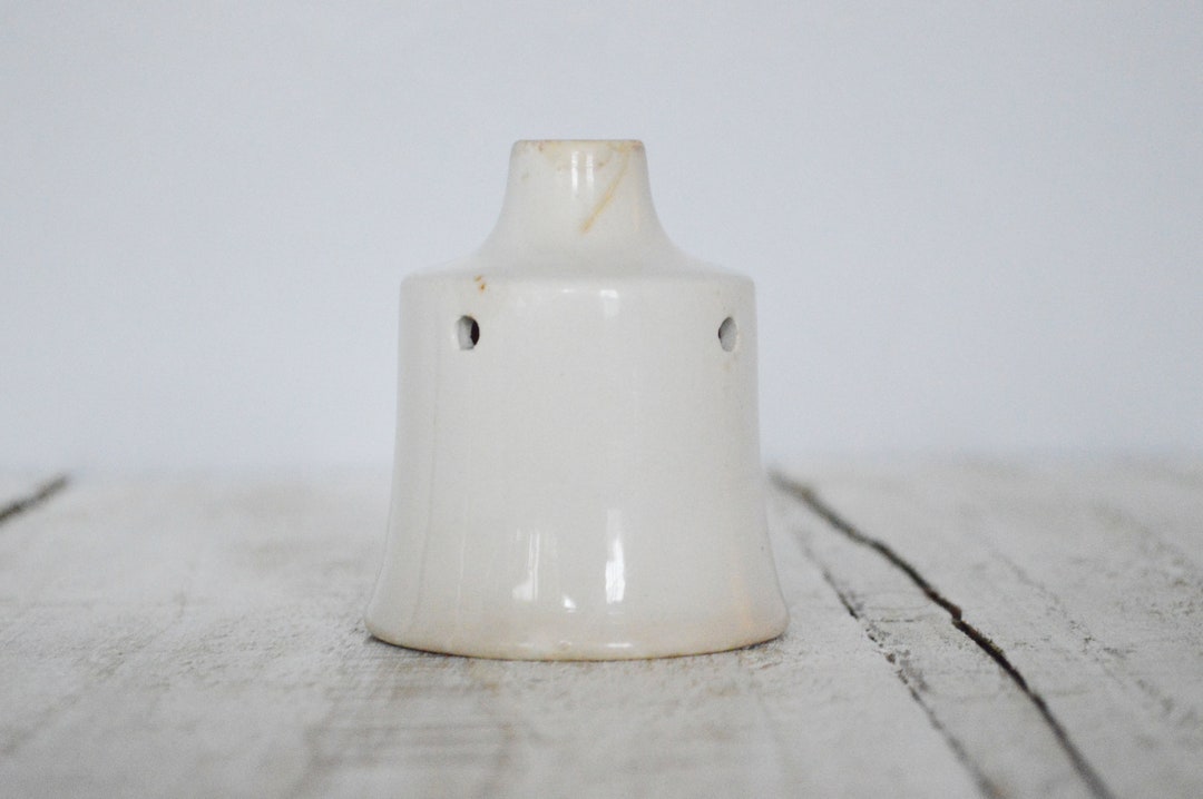 White Vintage Pie Funnel, A Vintage White China Pie Funnel, White ...