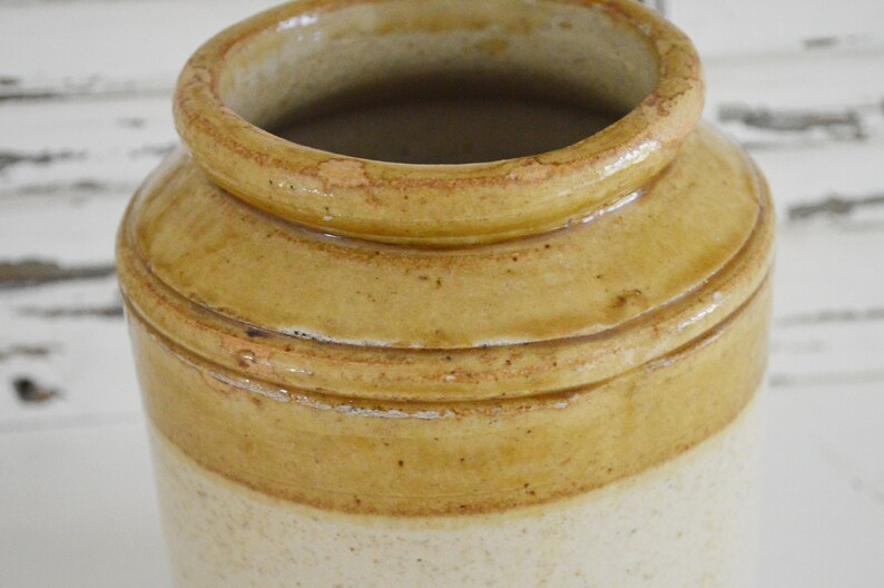 Large Antique Stoneware Crock Pot Earthenware Crock Pot - Etsy