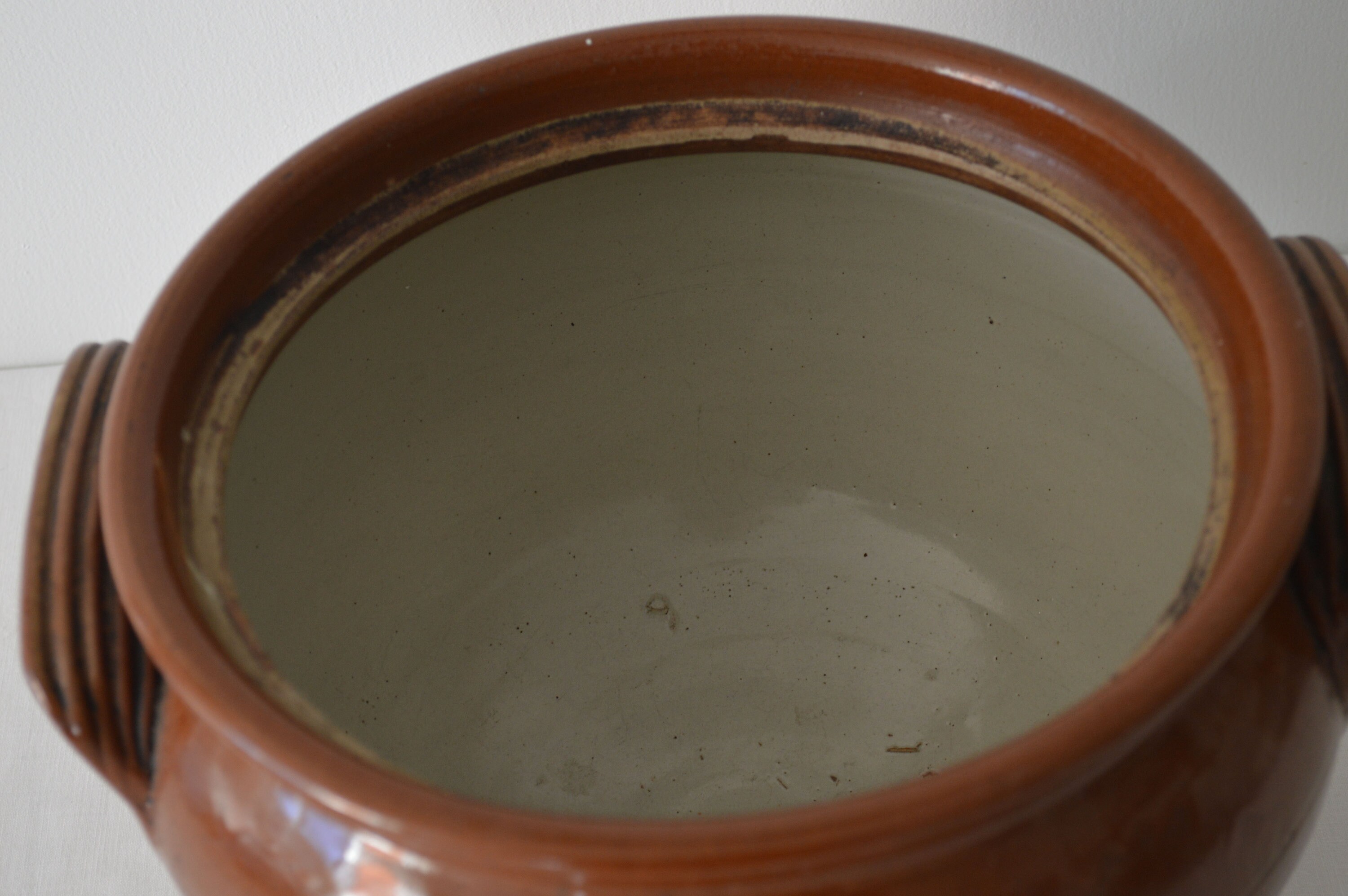 Large Antique Stoneware Crock Pot Stoneware Crock Pot - Etsy