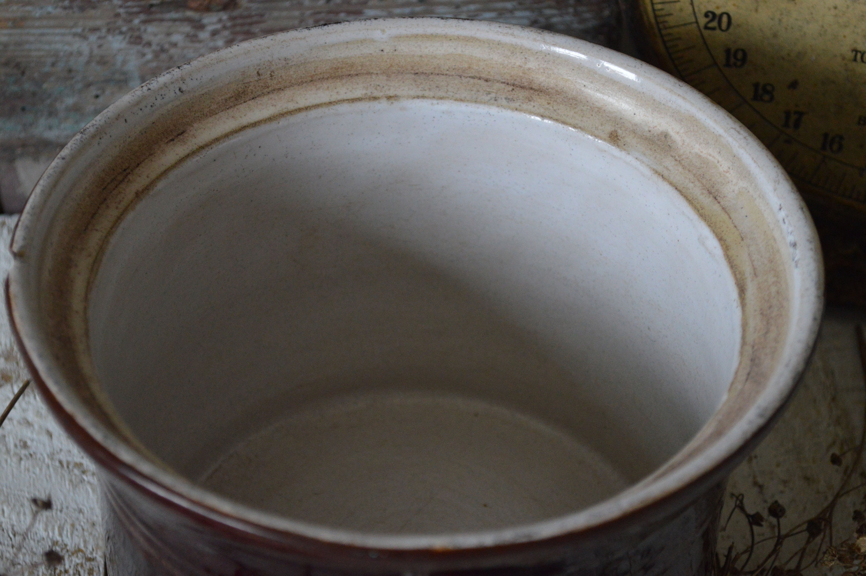 Antique Stoneware Jar Earthenware Crock Vintage Farmhouse - Etsy UK