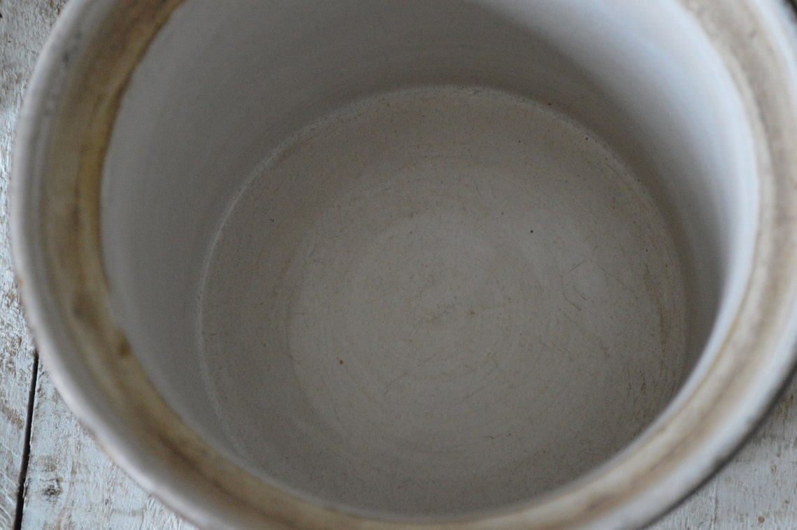 Antique Stoneware Jar Earthenware Crock Vintage Farmhouse | Etsy UK