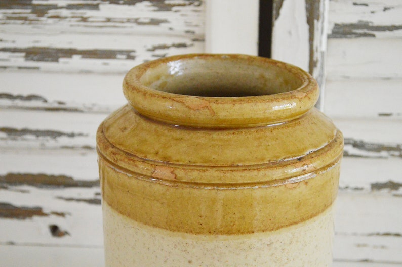 Large Antique Stoneware Crock Pot Earthenware Crock Pot - Etsy