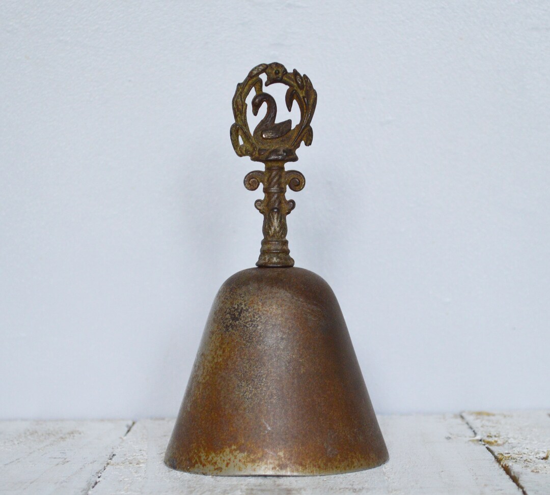 Antique Swan Bell Georgian Iron Hand Bell Victorian Decor, Antique ...