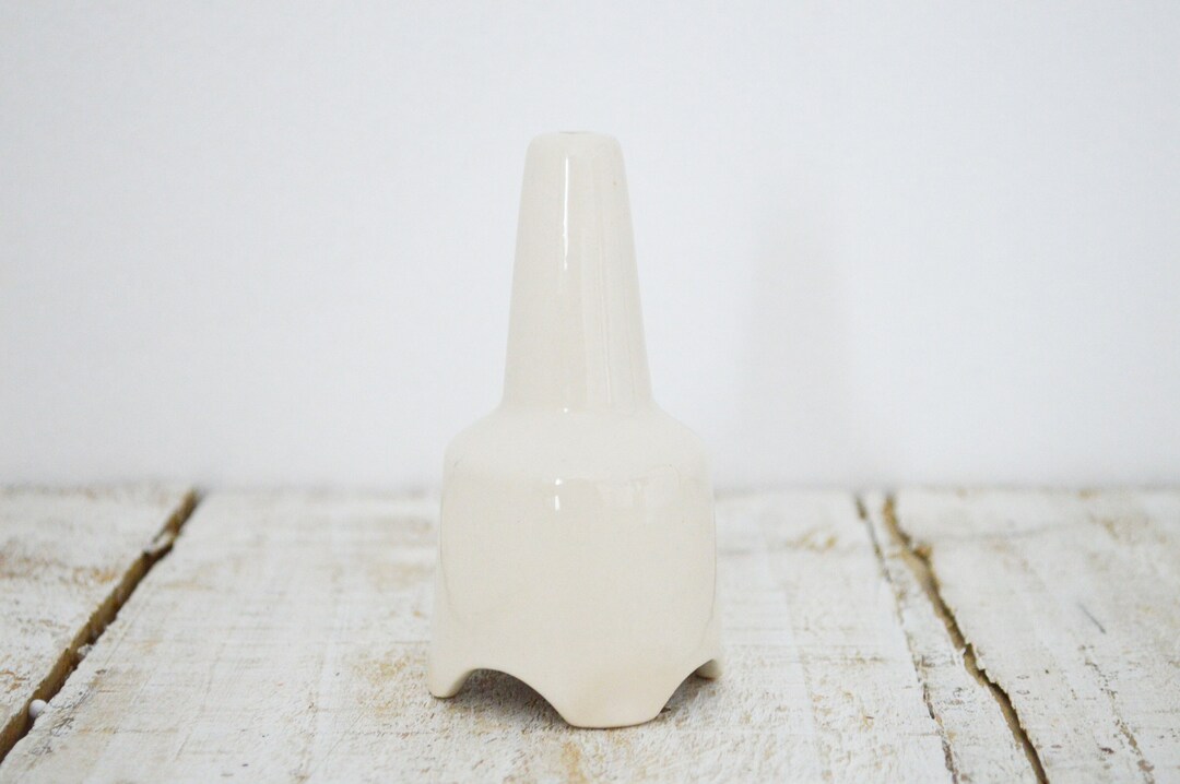 White Vintage Pie Funnel, A Vintage White China Pie Funnel, White ...