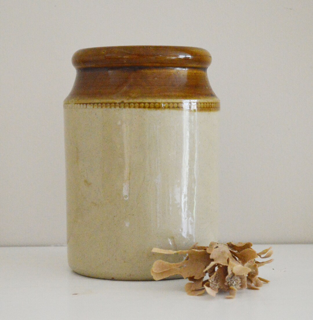 Antique Stoneware Crock Pot Earthenware Crock Pot Vintage - Etsy