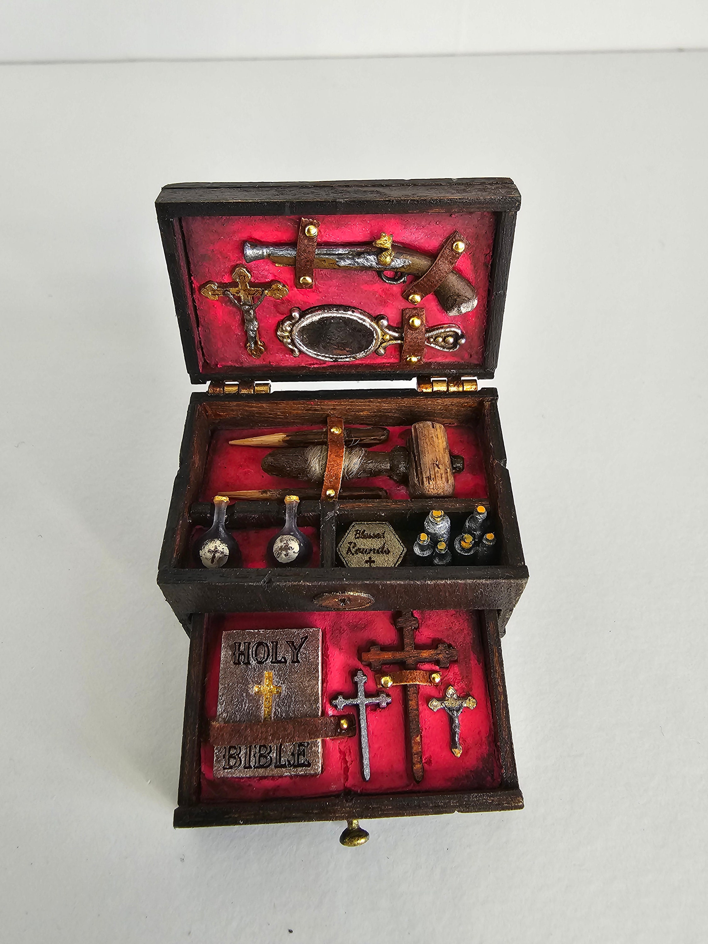 Hand Made Miniature 19th Century Vampire Hunting Kit - Etsy