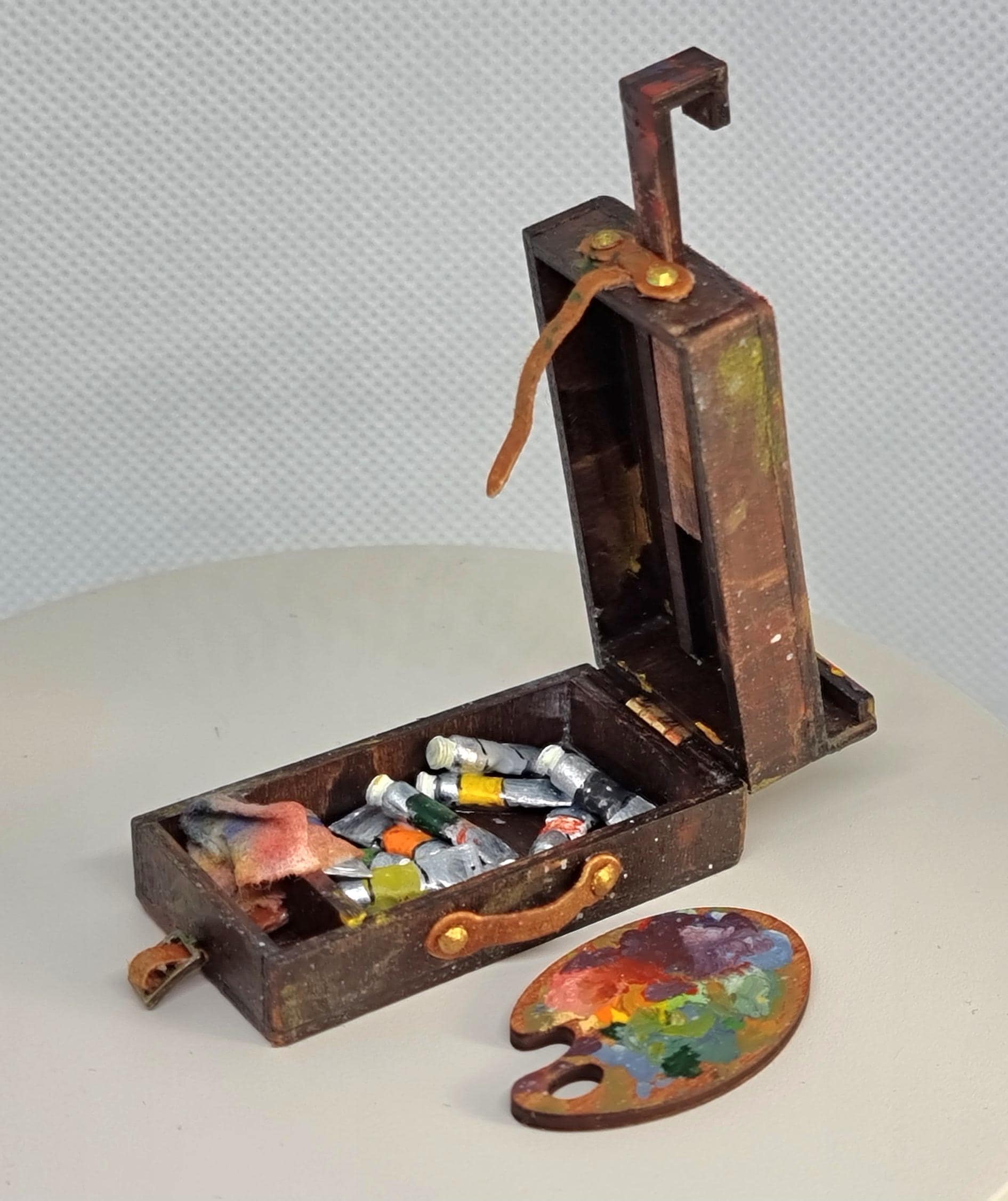 1:12 Scale Artist Travel Easel - DIY Kit - Etsy