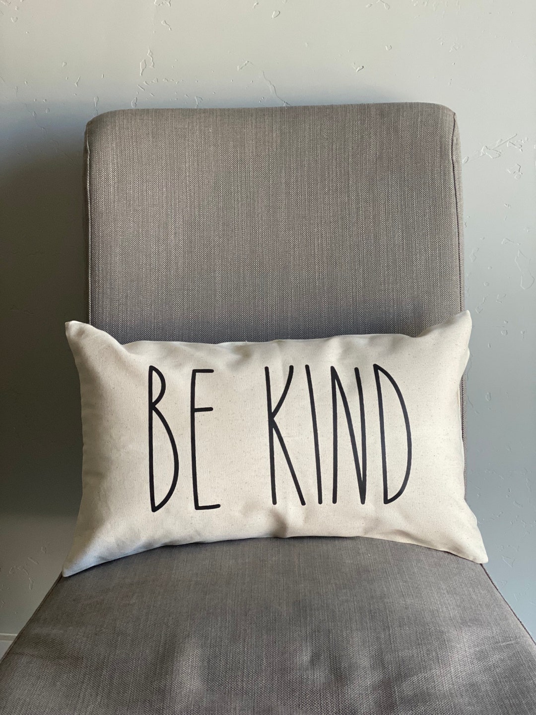 Be Kind - Handwritten - 12 X 20 - Throw Pillow Cover - Home Decor ...