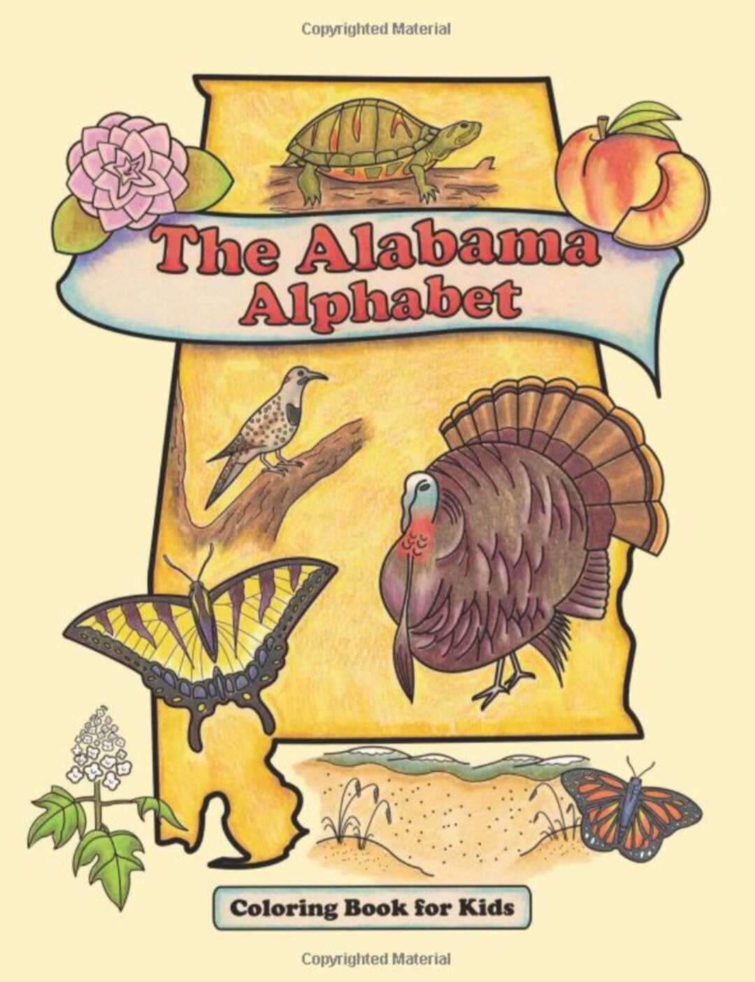 The Alabama Alphabet Coloring Book - Etsy