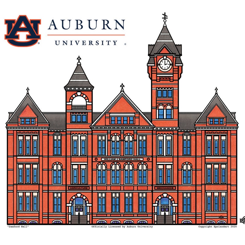 Auburn University Art - Etsy