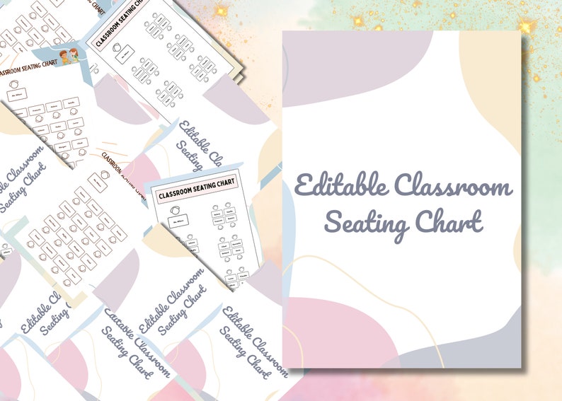 Editable Classroom Seating Chart, Printable PDF, Customizable Teacher ...