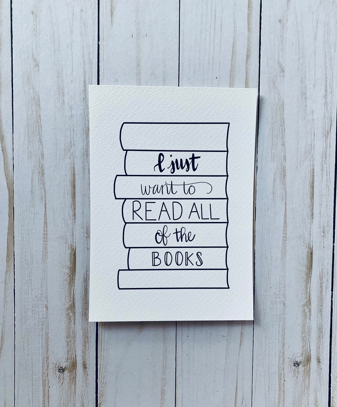I Just Want to Read All the Books – Printable Art for Book Lovers ...