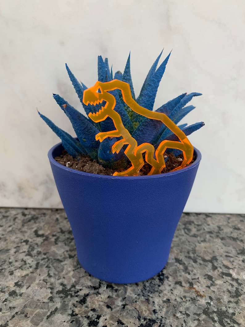 T-rex Dino Plant Buddy | Dinosaur Indoor Plant Trellis | Plant ...