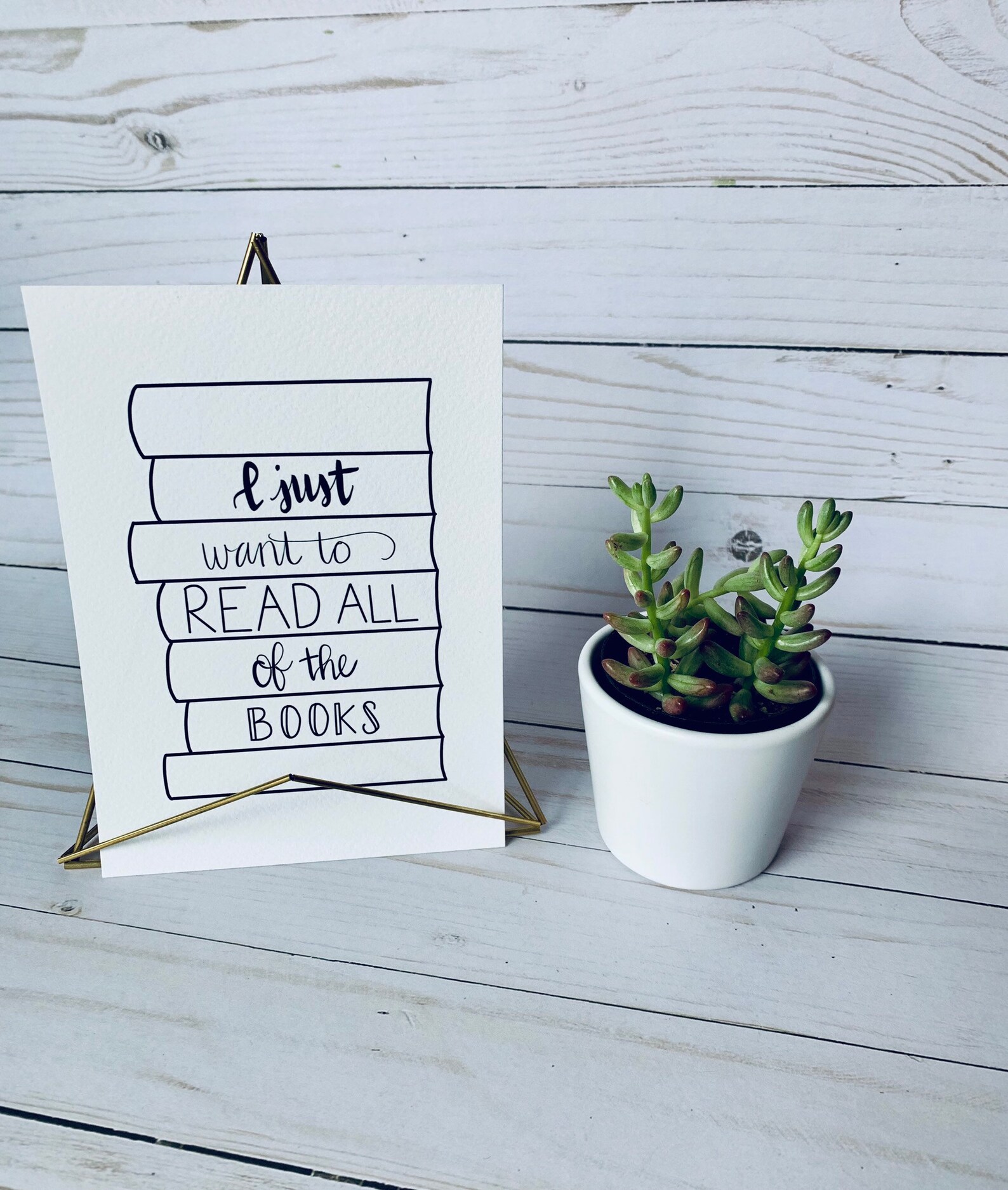 I Just Want to Read All the Books – Printable Art for Book Lovers ...