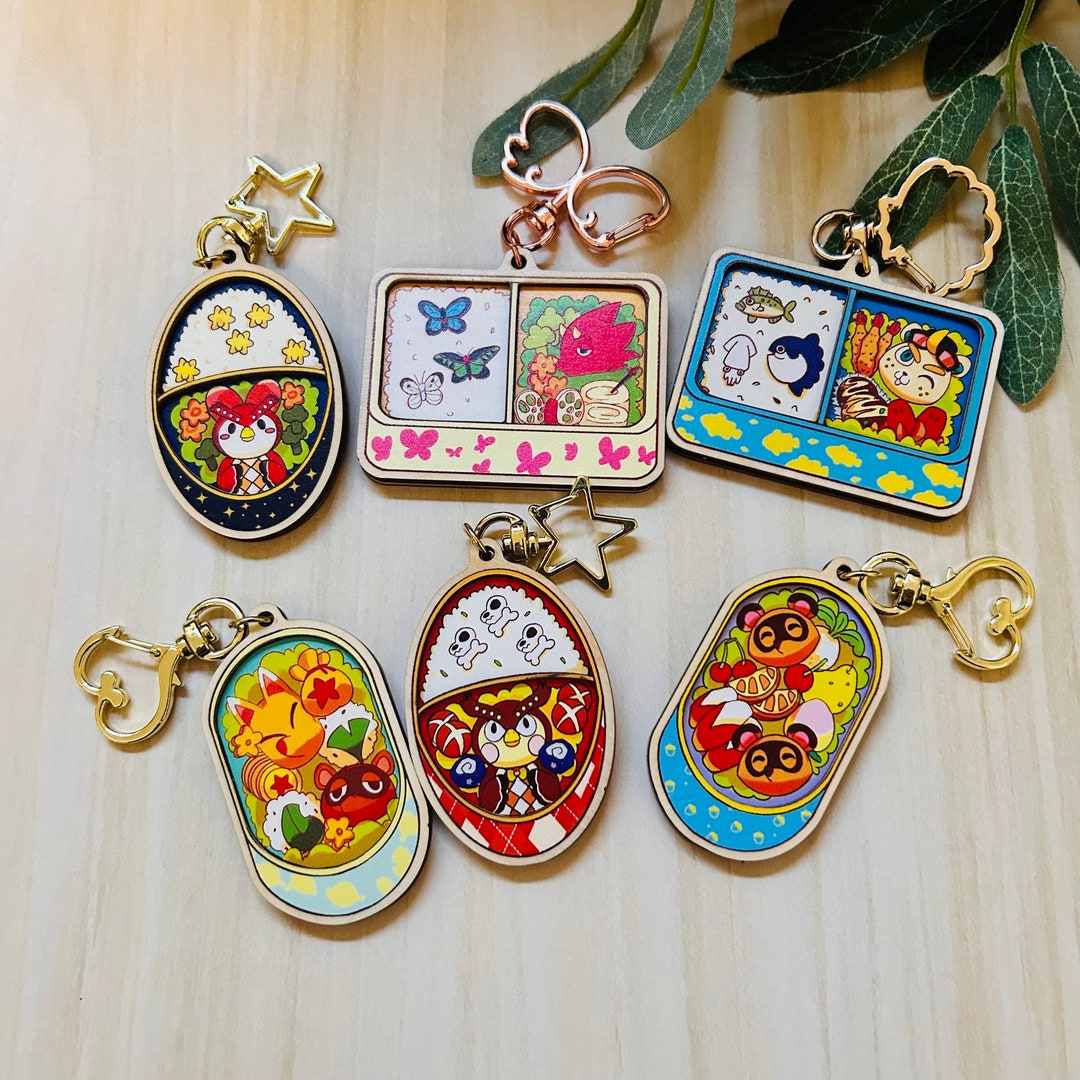 Animal Crossing Bento Charms | 2 Inch Wooden Charms - Etsy