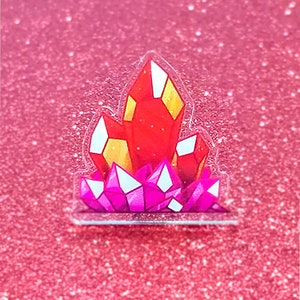 LGBTQ Pride Crystal Acrylic Pins - Etsy