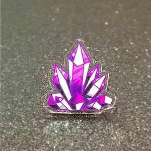 LGBTQ Pride Crystal Acrylic Pins - Etsy