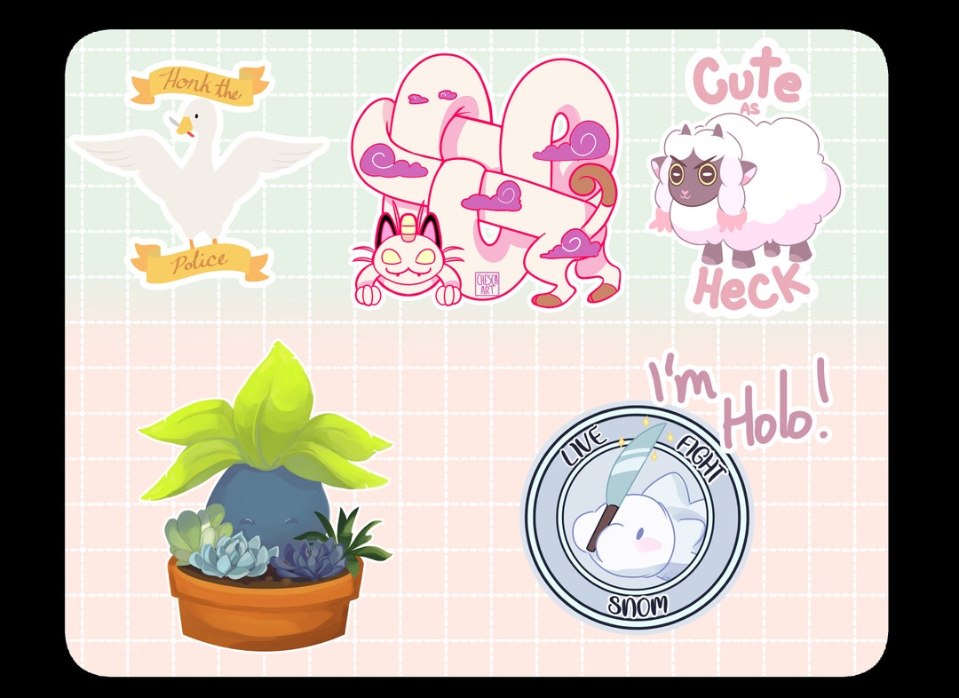 Misc 3x3 Sticker - Etsy