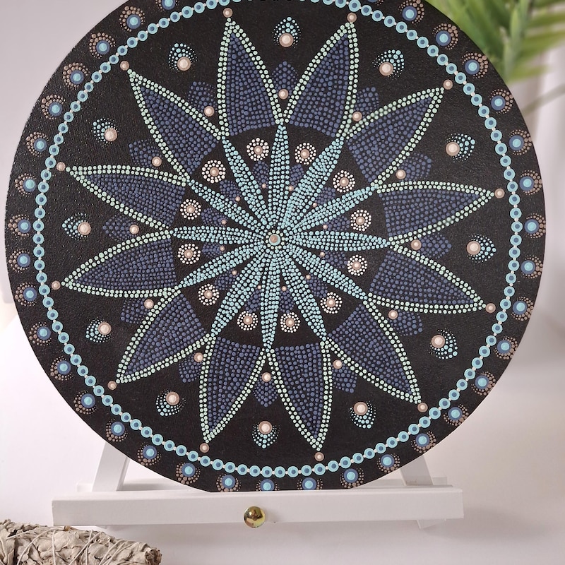Mandala Canvas - Etsy