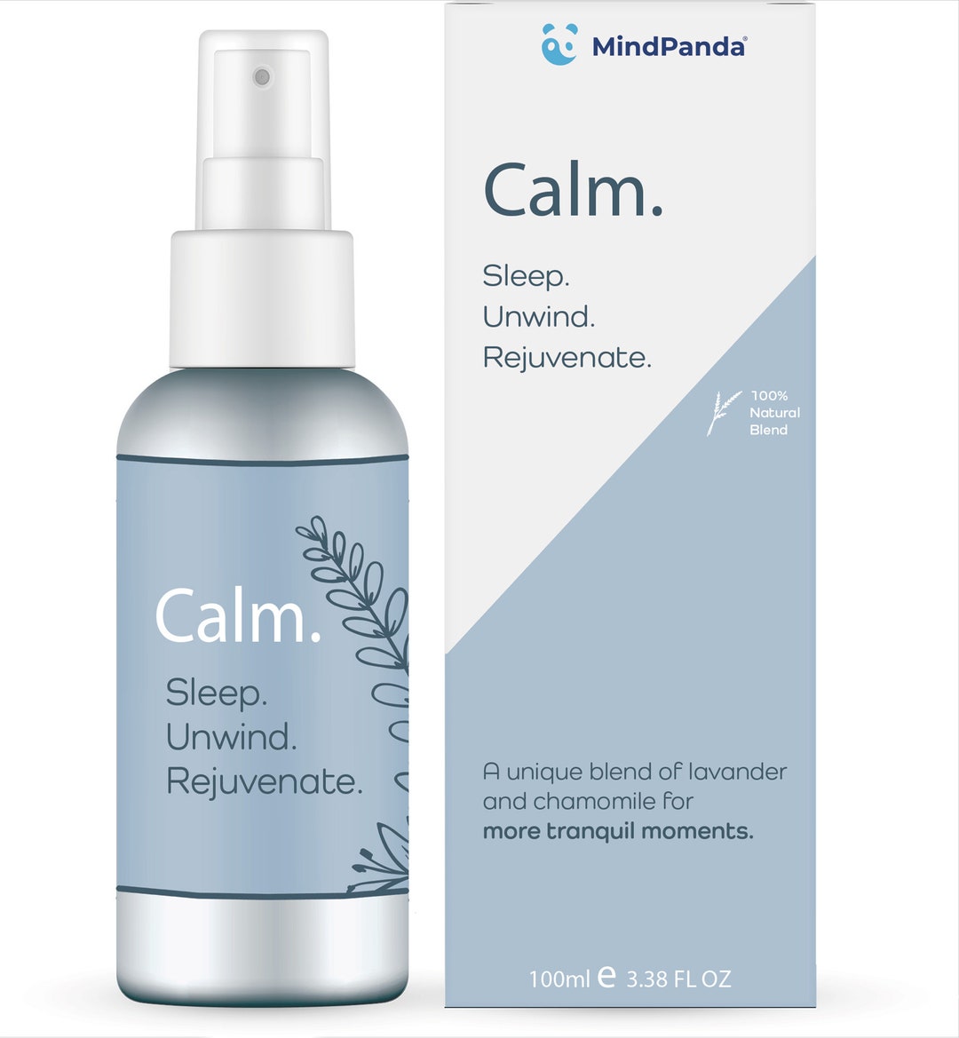 Calm Sleep Spray - 100ml Aluminum Bottle | Natural Vegan Aromatherapy ...