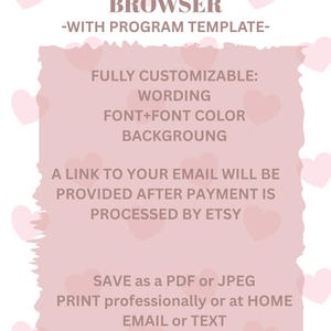 6 Piece Poster/ Pink Poster/ Collage/ Digital Download/ Editable ...